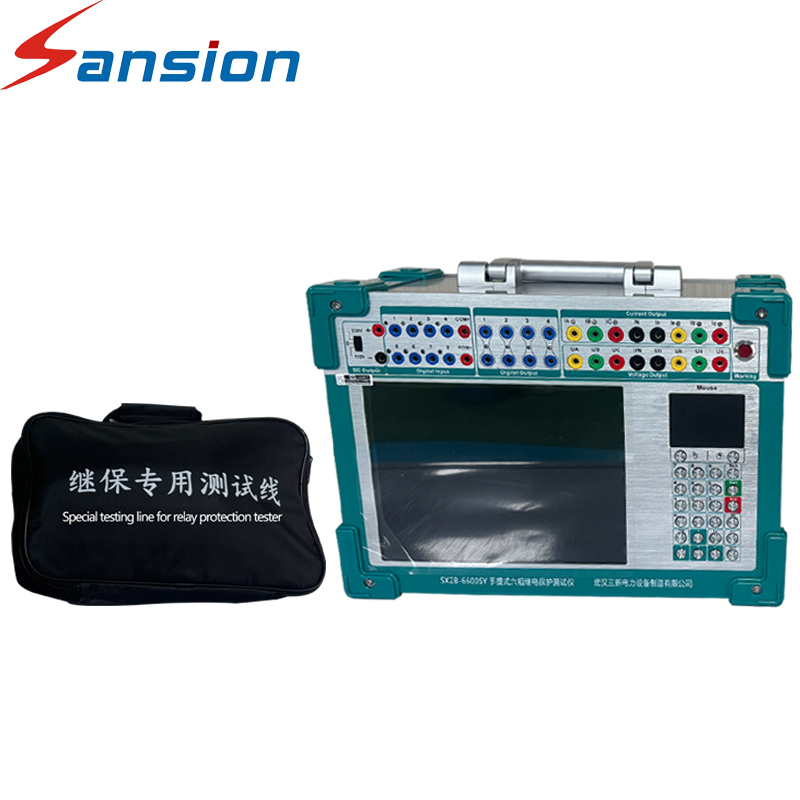 220V 6-Phase Relay Protection Tester with Self-Calibration